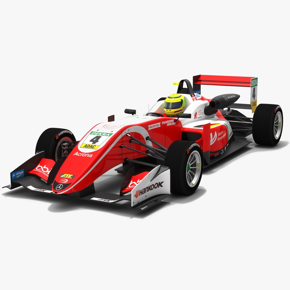 ArtStation - Prema Theodore Racing #4 Formula 3 Season 2018 3D model