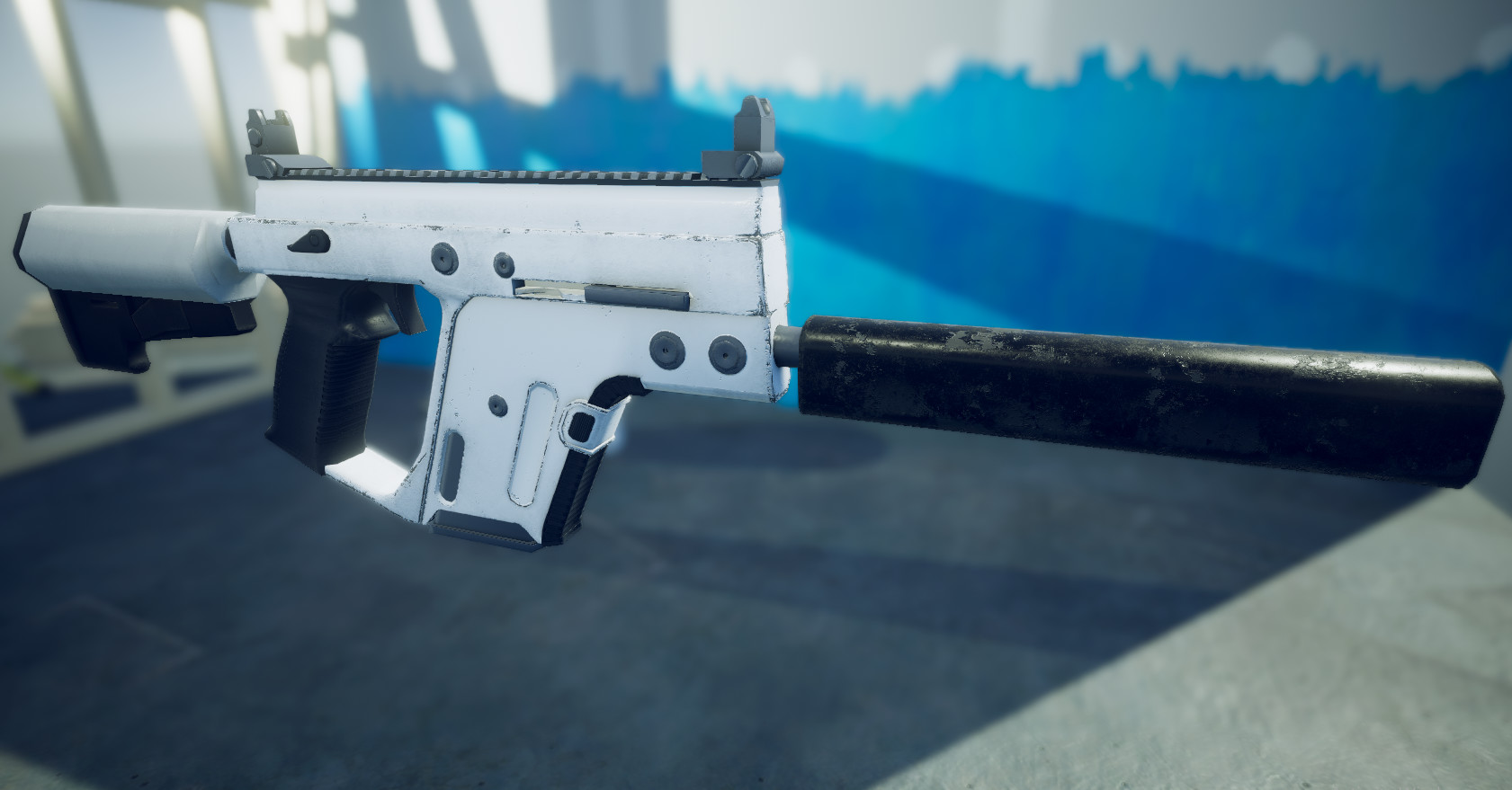 ArtStation - Futuristic "Vector Style" SMG