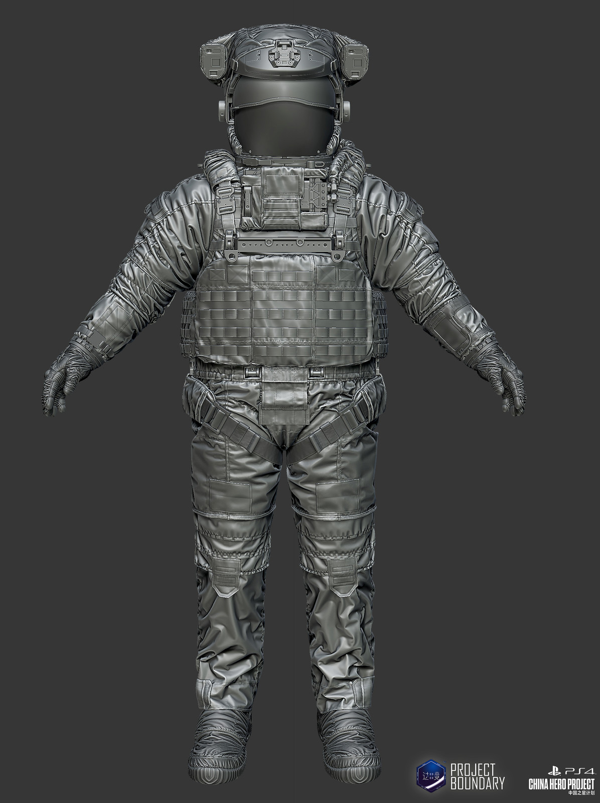 Kun Dong - Tactical EMU - GAC Mk 3 - 'Boundary' for PS4 边境计划 宇航服