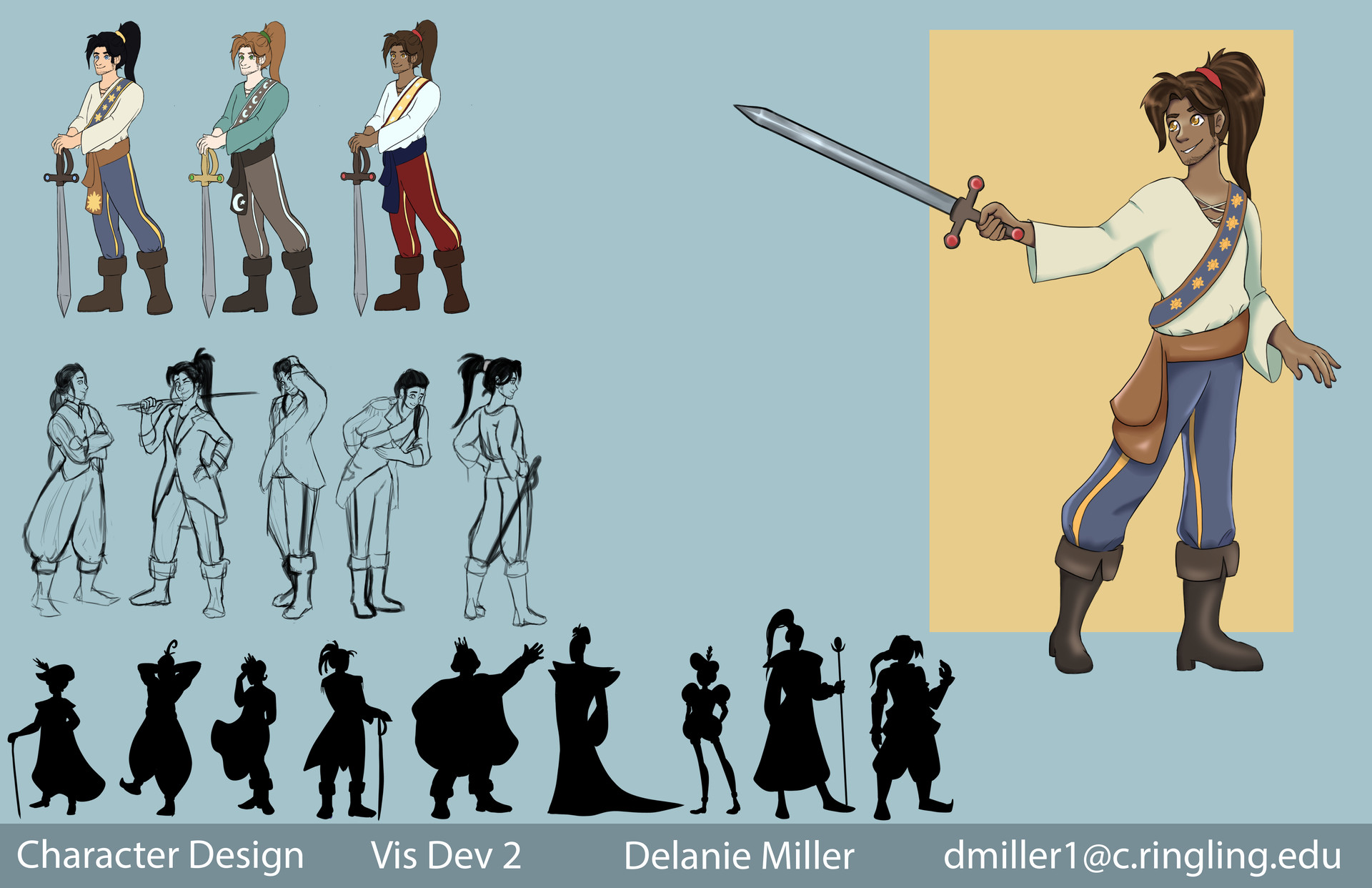 ArtStation - Prince Character Sheet for Hans Christian Anderson's The ...