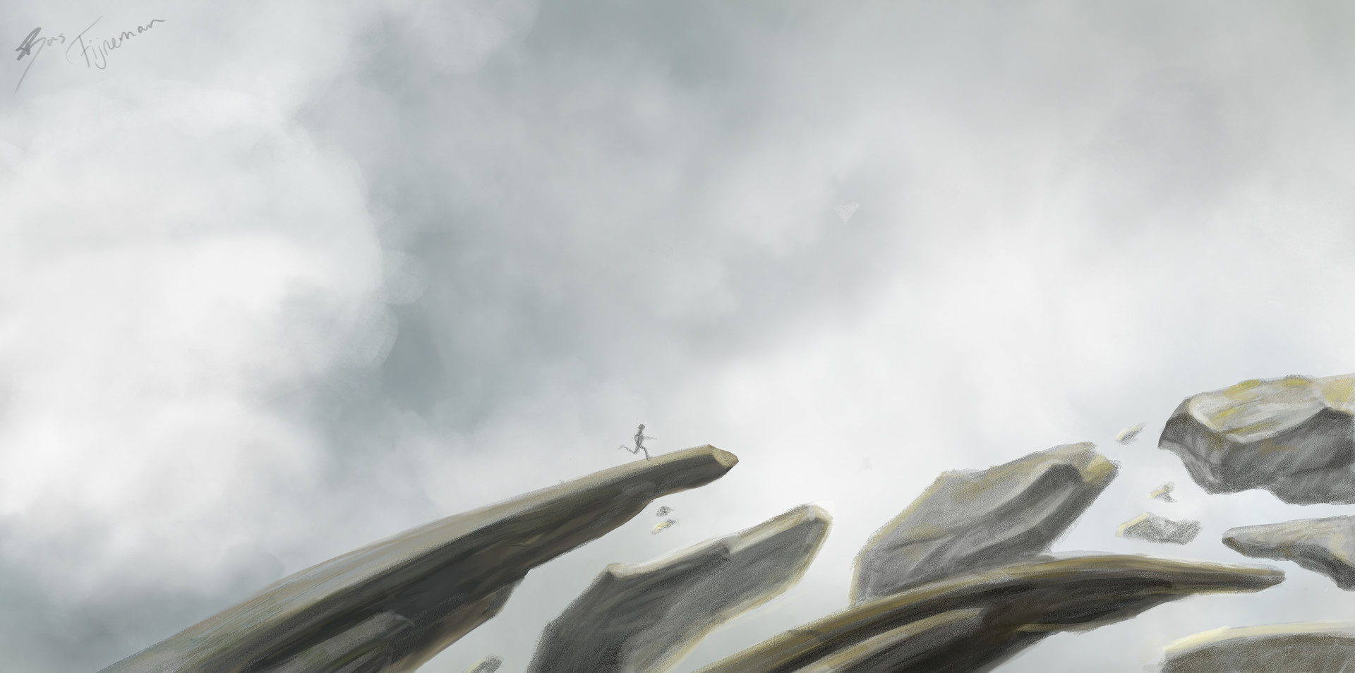 ArtStation - Running on the mountains