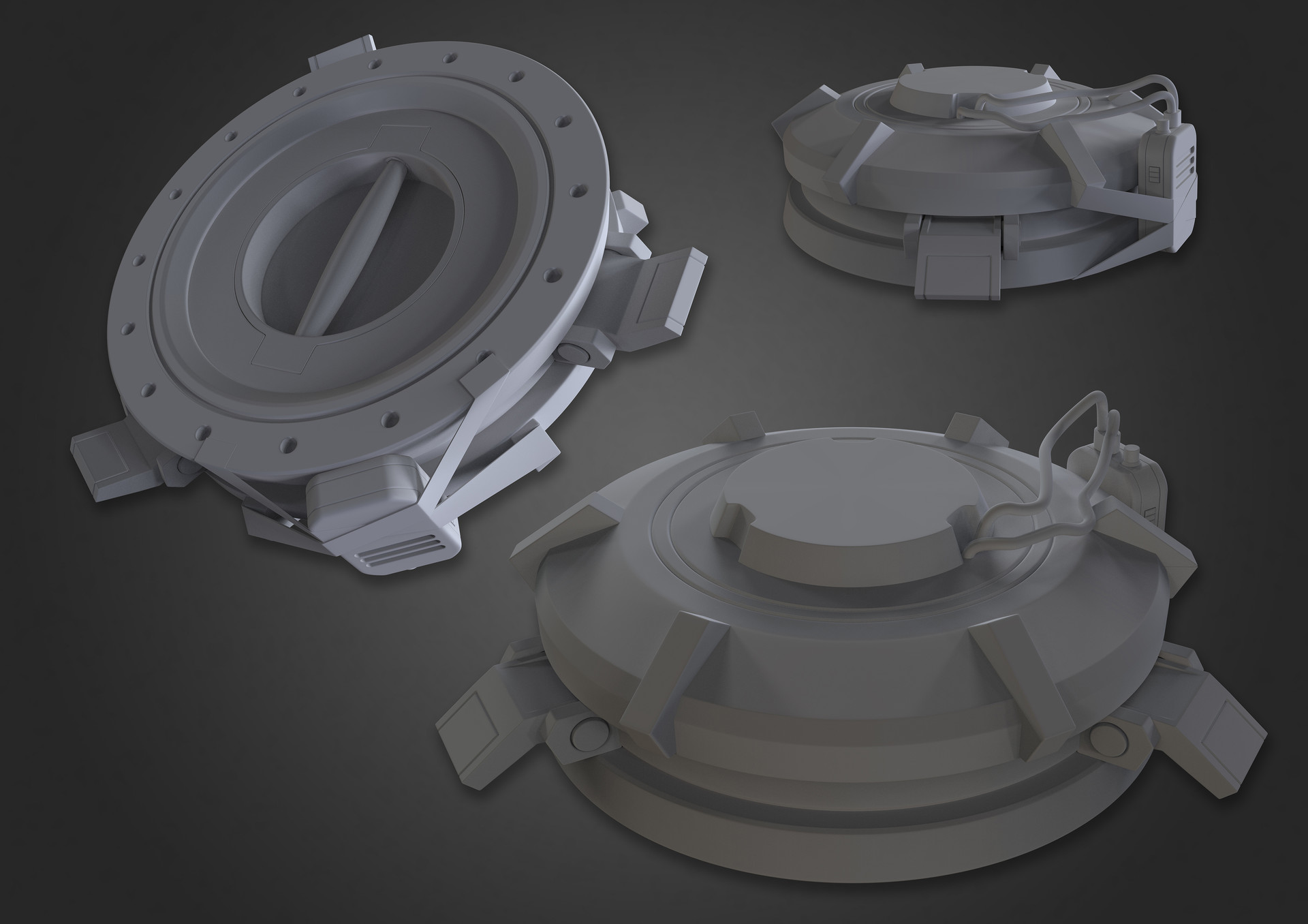 ArtStation - Junkrat Mine - Fan-art - WIP