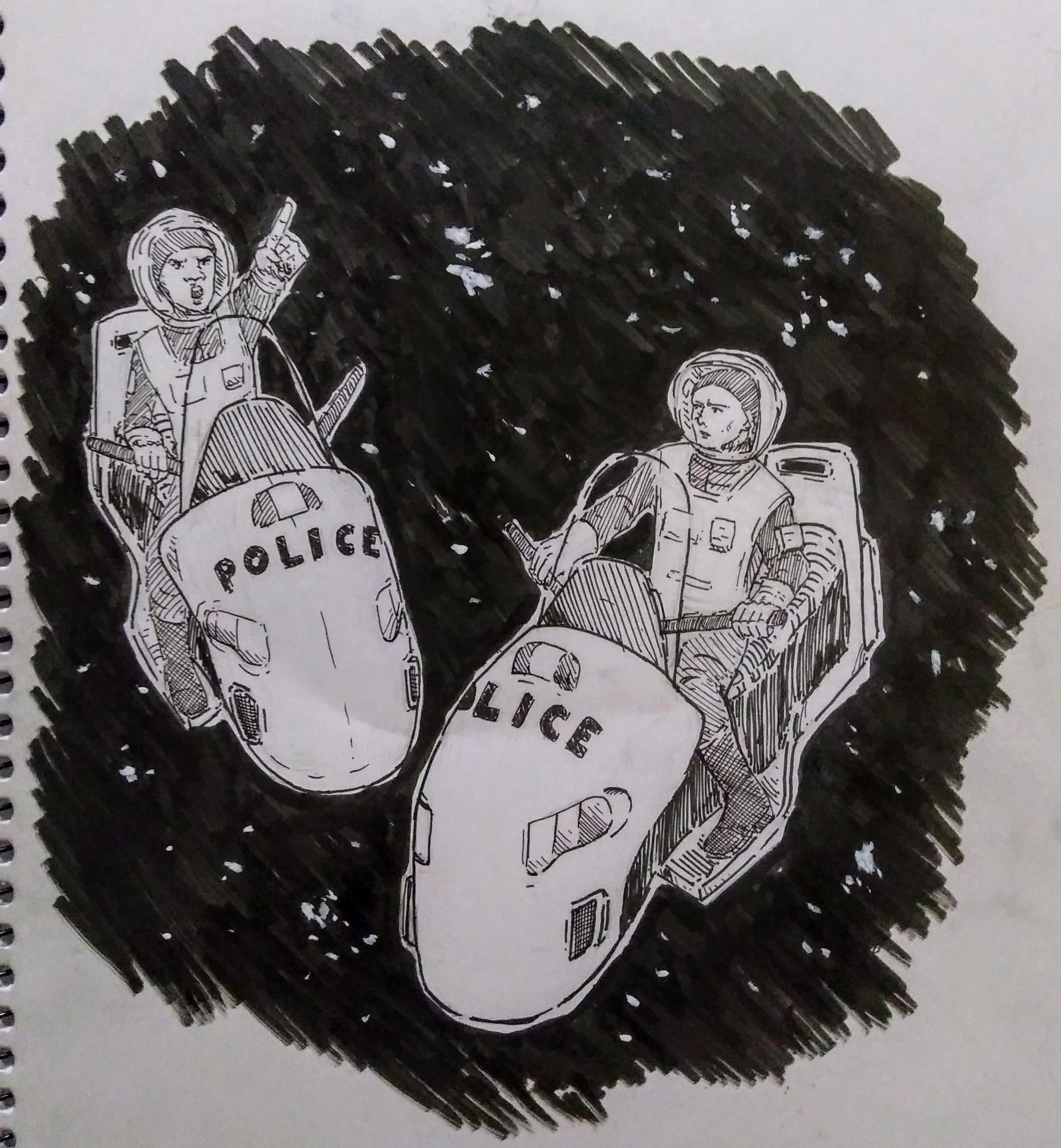 ArtStation - The Space Police