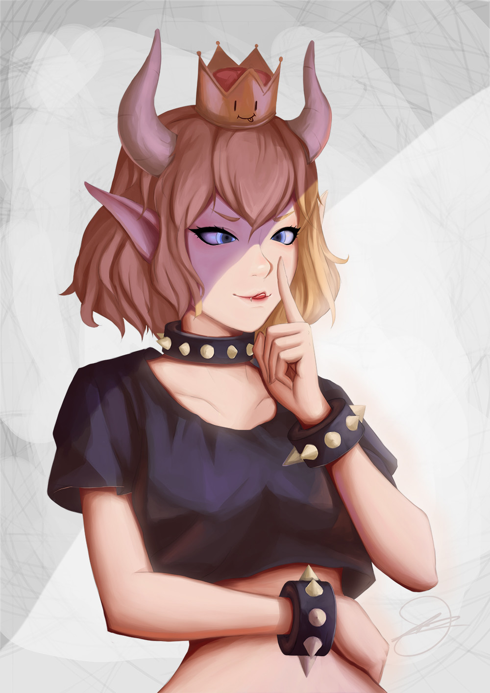 Artstation Bowsette Fan Art