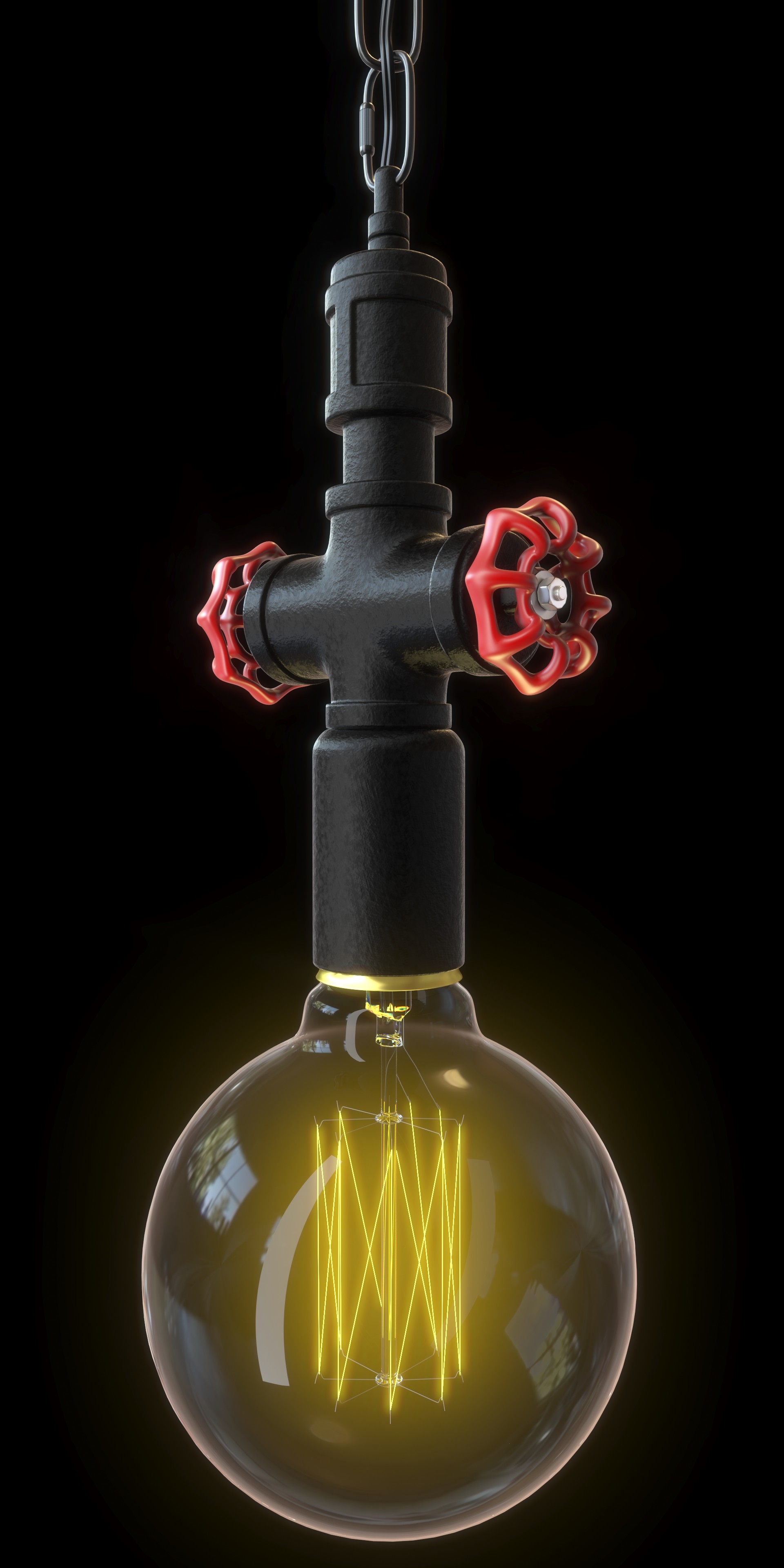 ArtStation - "Plumber SP1" hanging light fixture