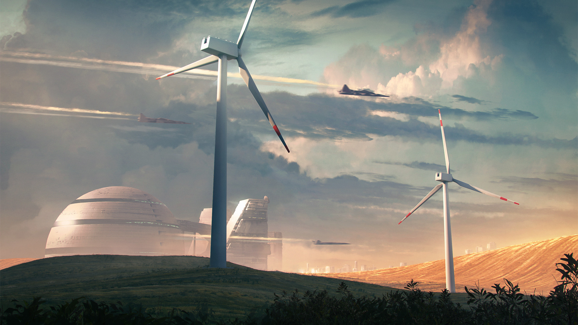 ArtStation - Wind Mills