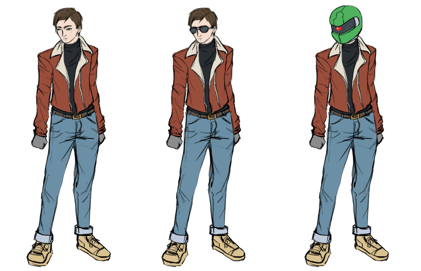 ArtStation - Concept Illustration of Joe from The Protomen’s albums Act ...