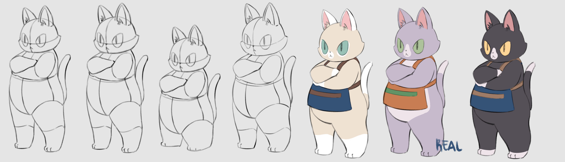 ArtStation - Bao the cat