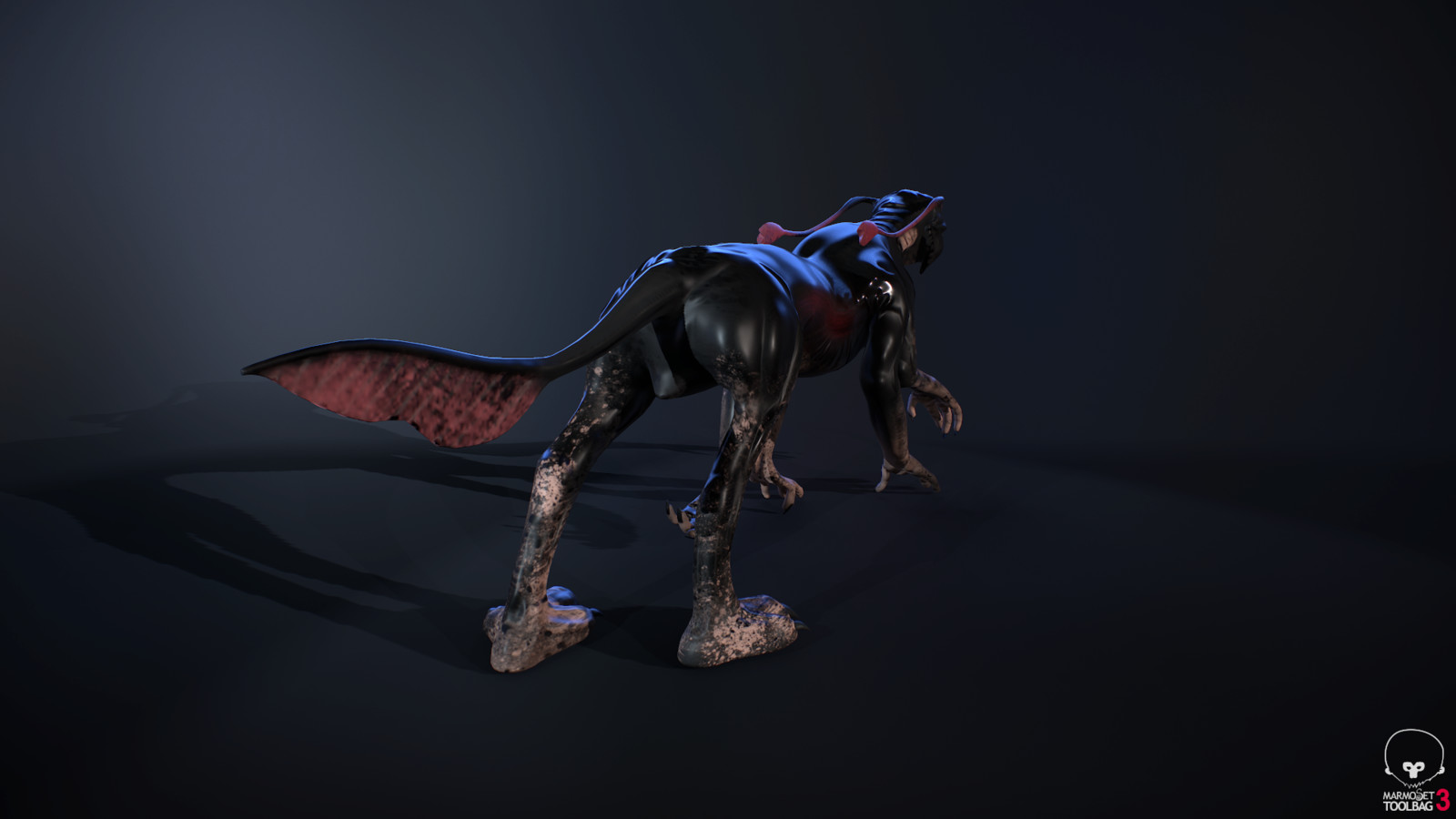 Navin Jude - Viperwolf 3d model "avatar creature"