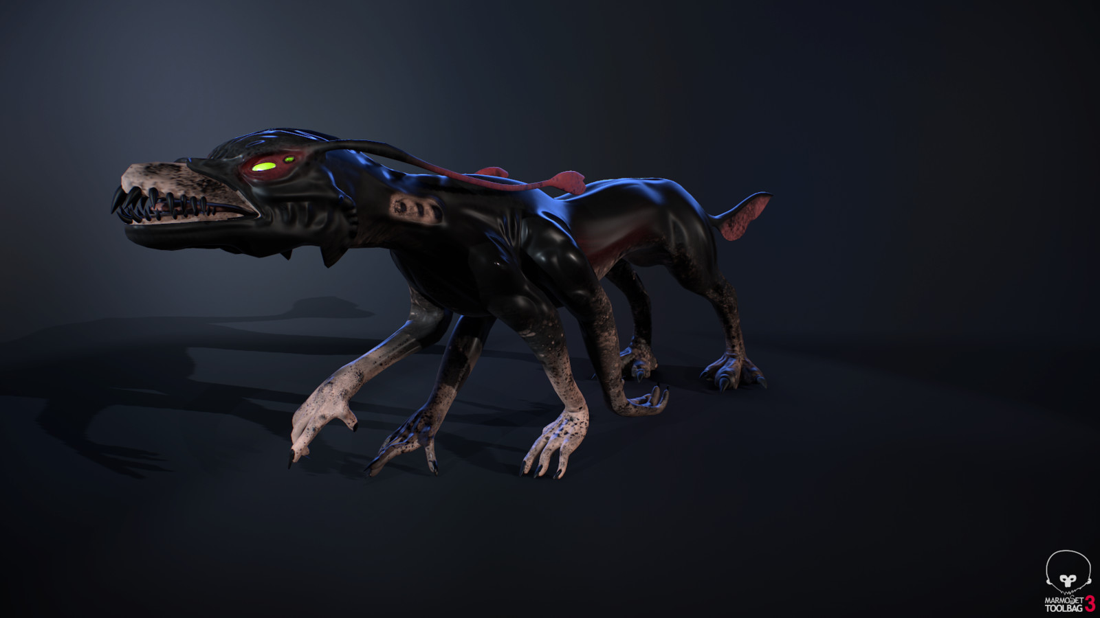 Navin Jude - Viperwolf 3d model "avatar creature"
