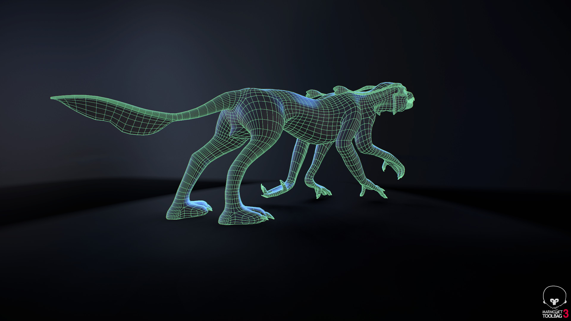 Navin Jude - Viperwolf 3d model "avatar creature"