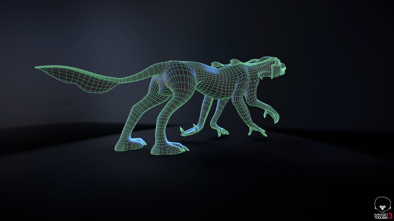 Navin Jude - Viperwolf 3d model "avatar creature"
