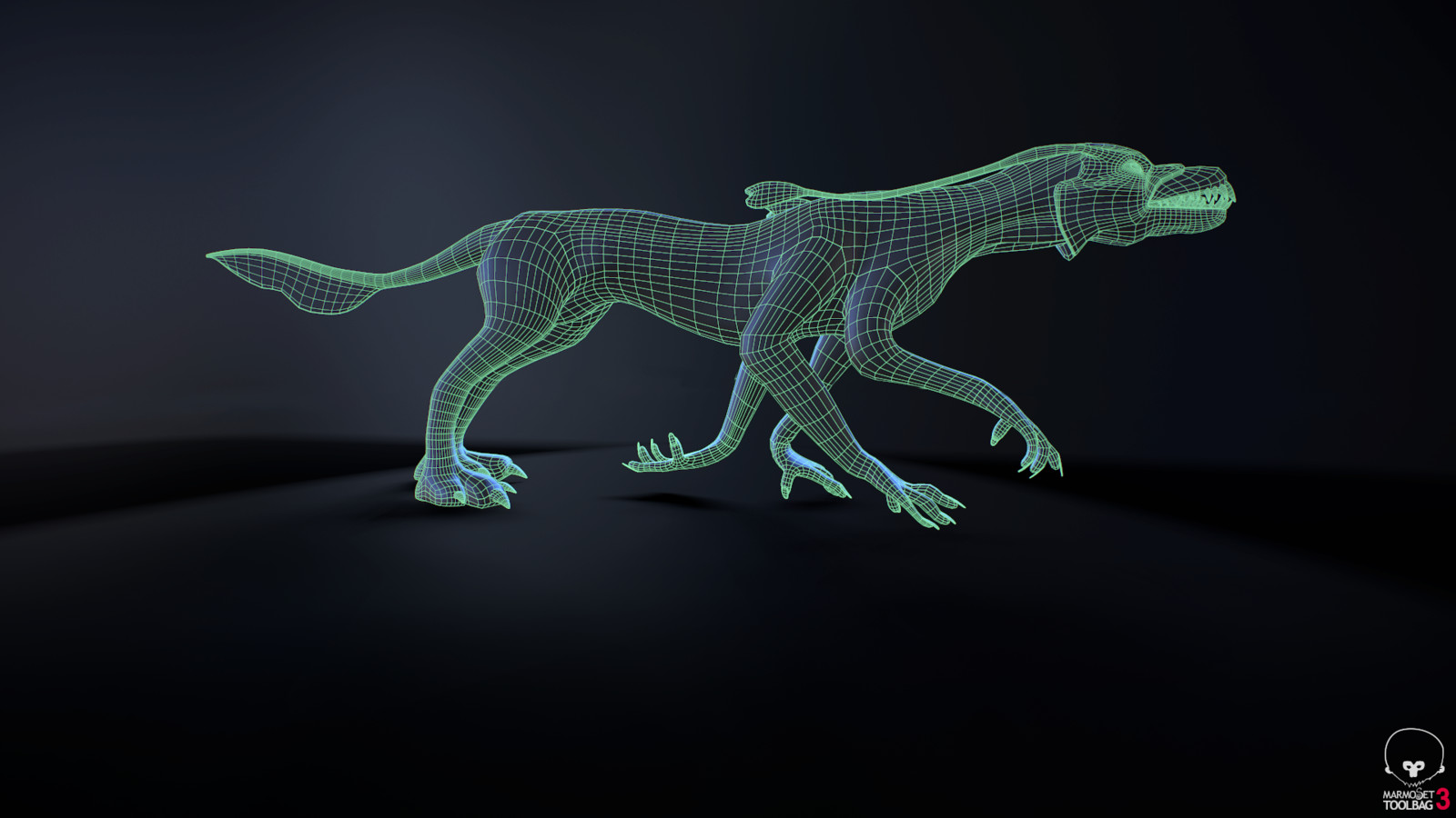 Navin Jude - Viperwolf 3d model "avatar creature"