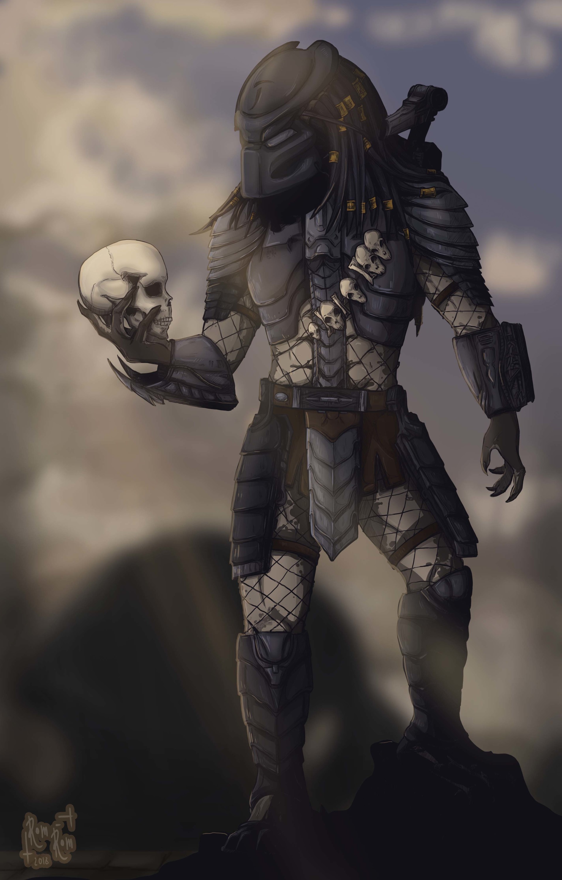 Scar Predator Drawings