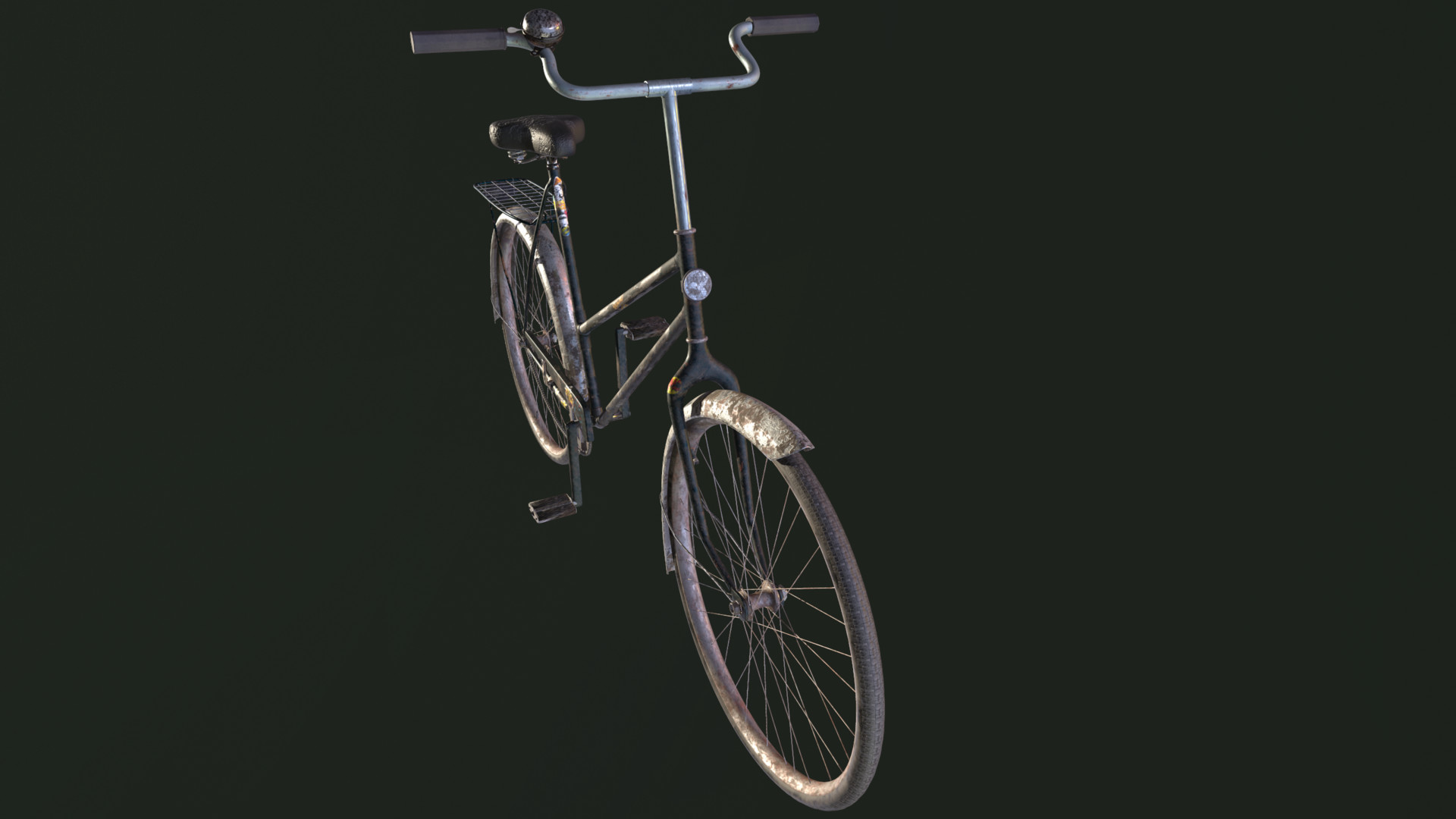 ArtStation - Rusty bicycle