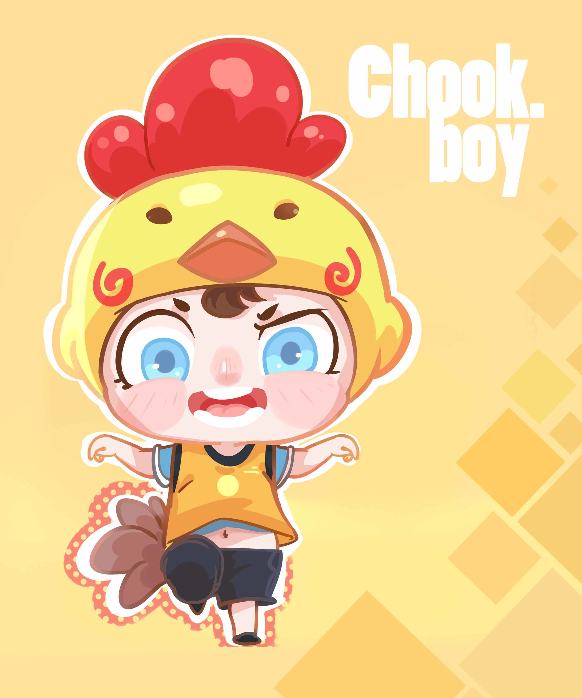 ArtStation - Chook boy and muscle duck