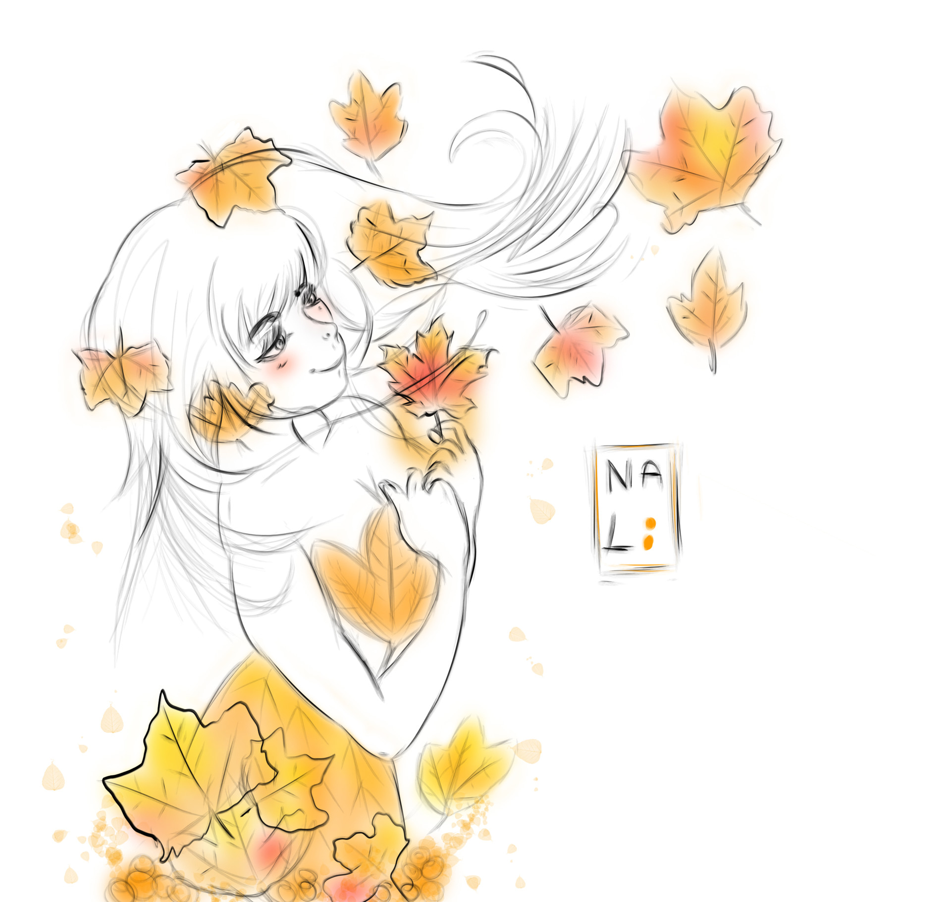 ArtStation - Autumn spirit