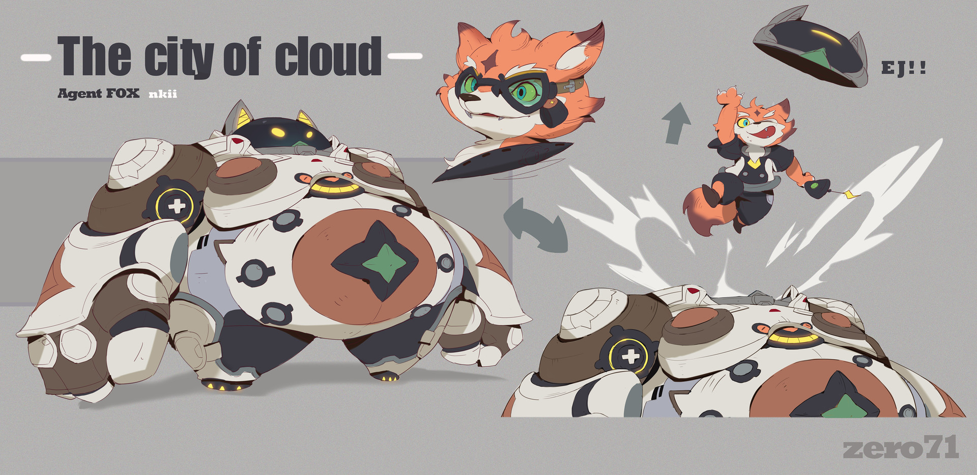 ArtStation - Secret agent Fox