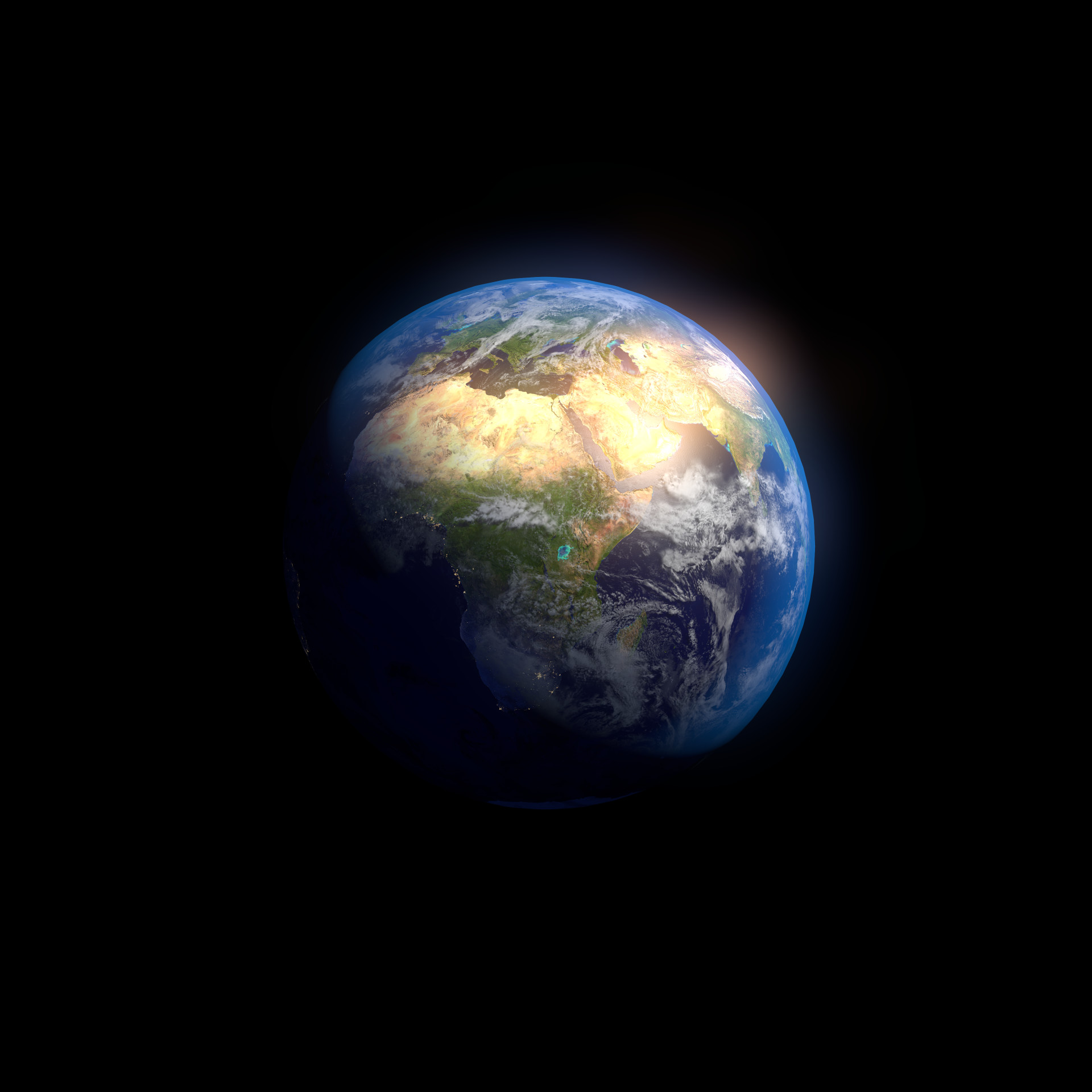 ArtStation - Realistic 3D Earth