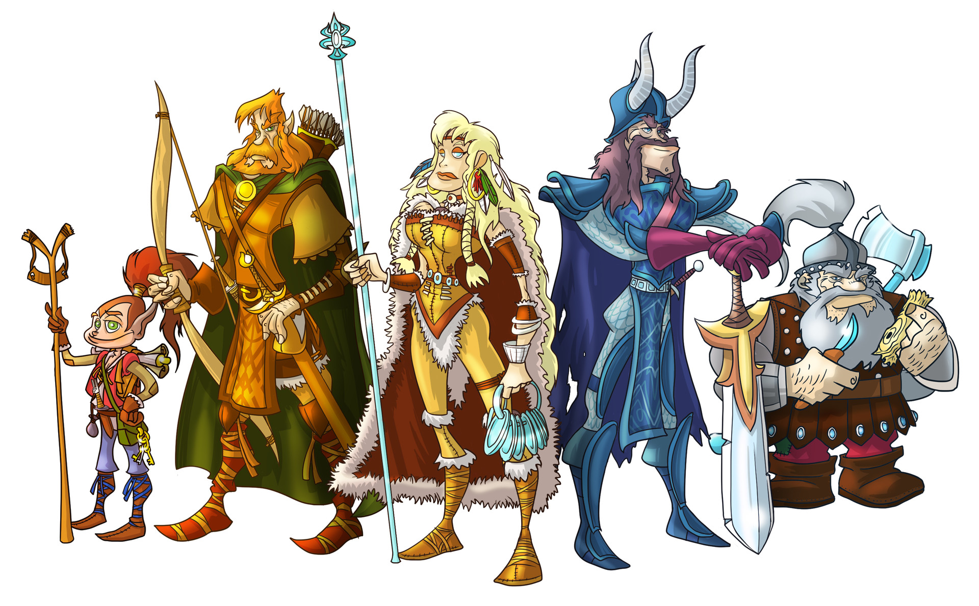 ArtStation - Heroes of the Lance. (AD&D)