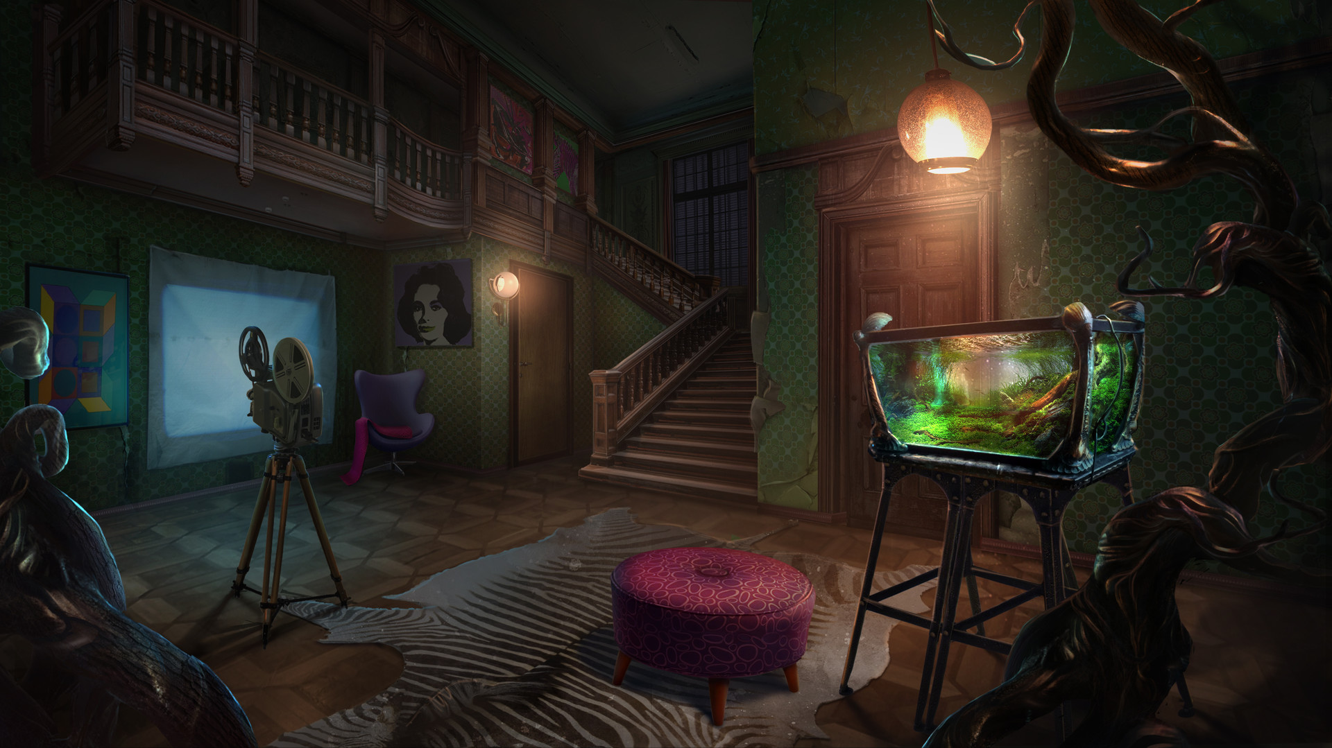 ArtStation - Retro room