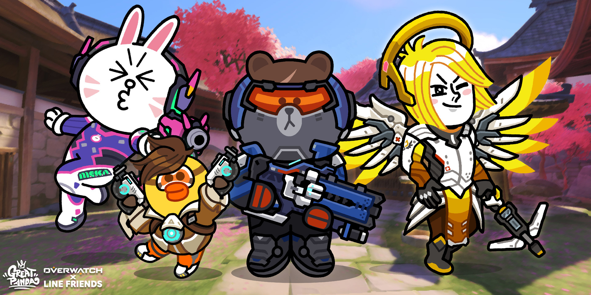 ArtStation - Overwatch X Line Friends