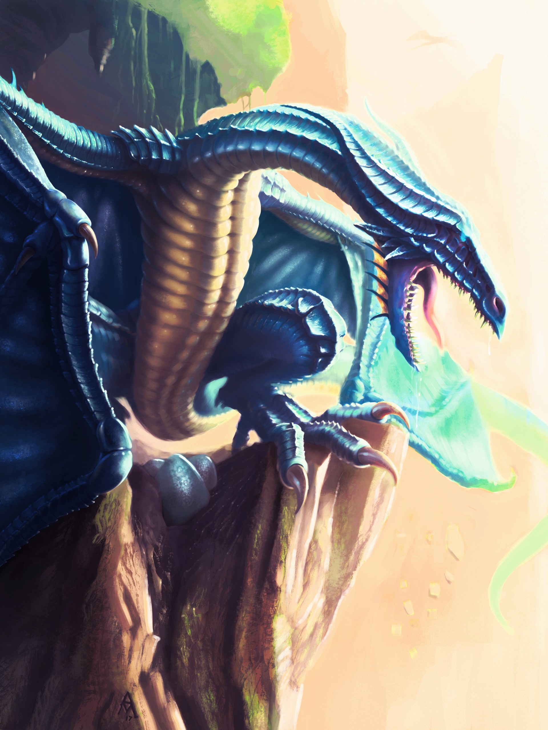 ArtStation - Blue Dragon