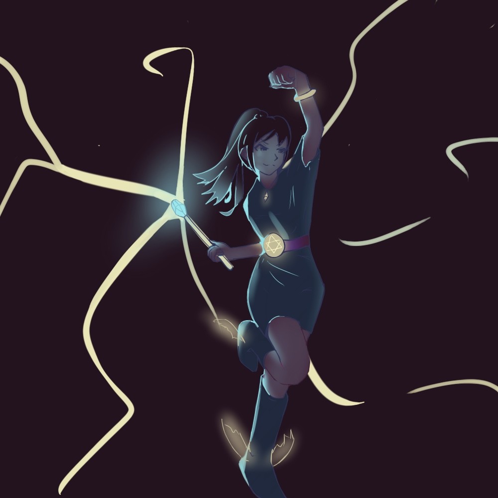 ArtStation - magic girl