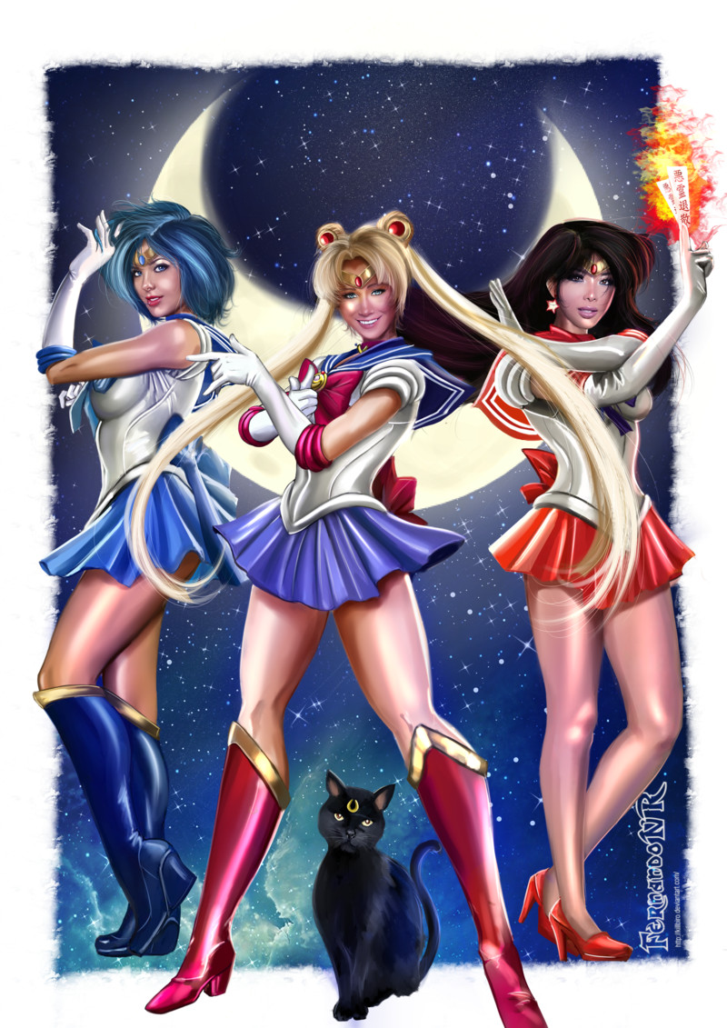 Fernando Neves Rocha - SAILOR MOON, MARS and MERCURY