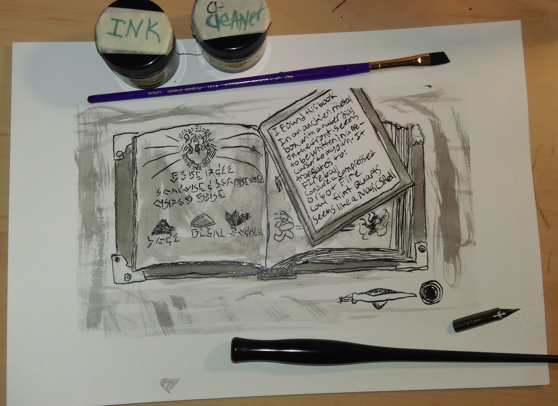 ArtStation - Inktober 2018 - Spell