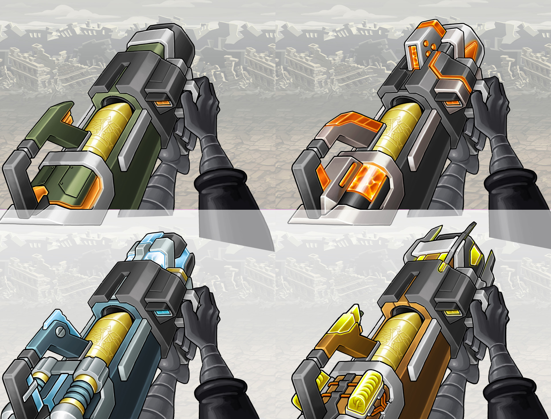 Jae Hwan Lee - Weapon Variation Works of Time Crow