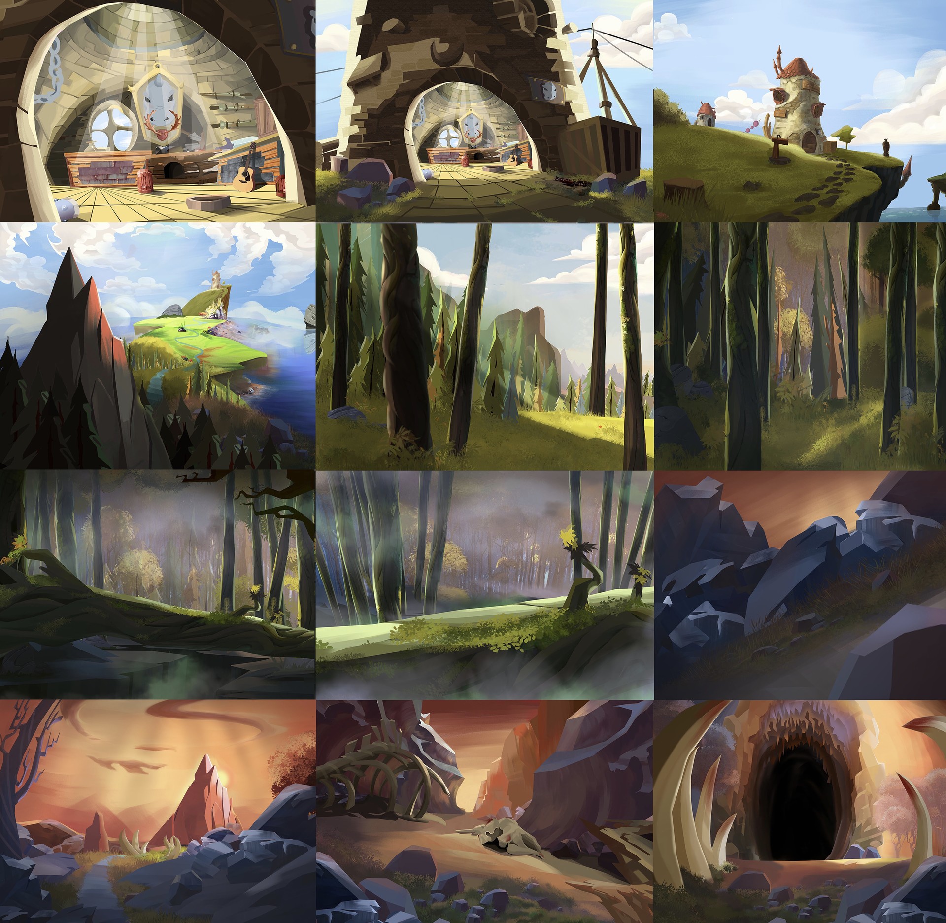 ArtStation - A set of partial animation scenes