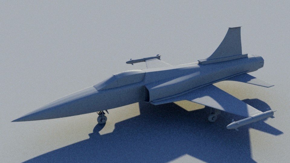 ArtStation - Jet Plane Modeling