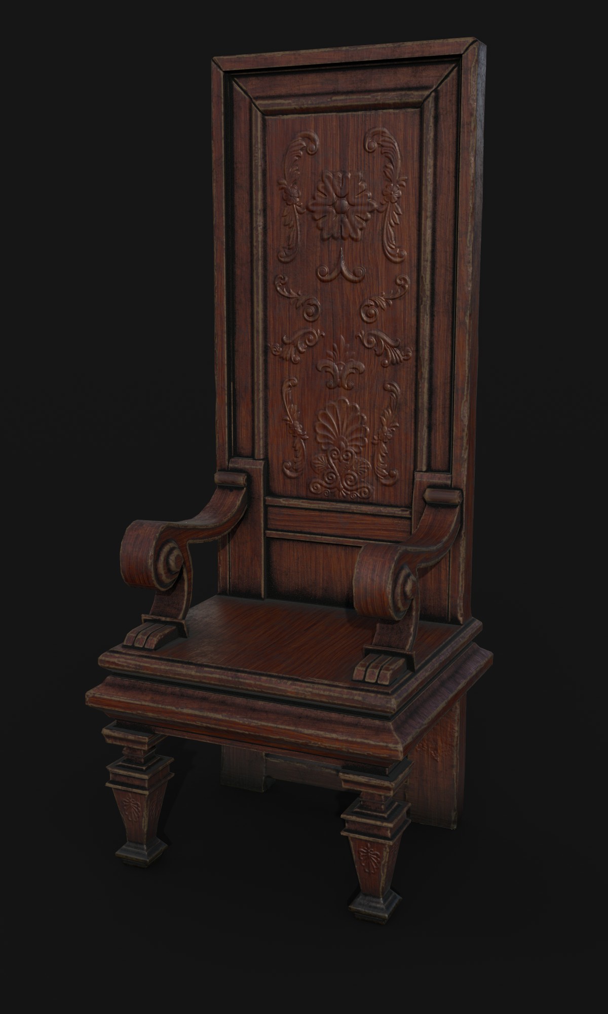 ArtStation - Medieval Chair 2