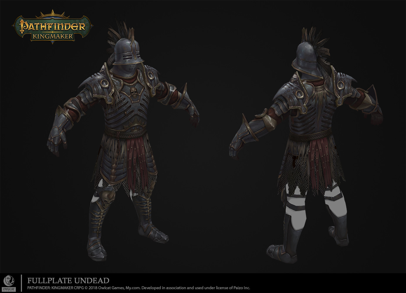 Evgeniya Bocharova - PATHFINDER: KINGMAKER Texturing armor