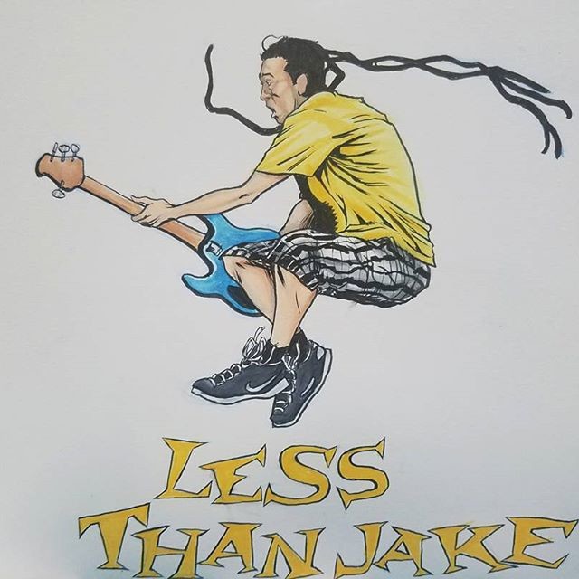 ArtStation - Roger Lima of Less Than Jake