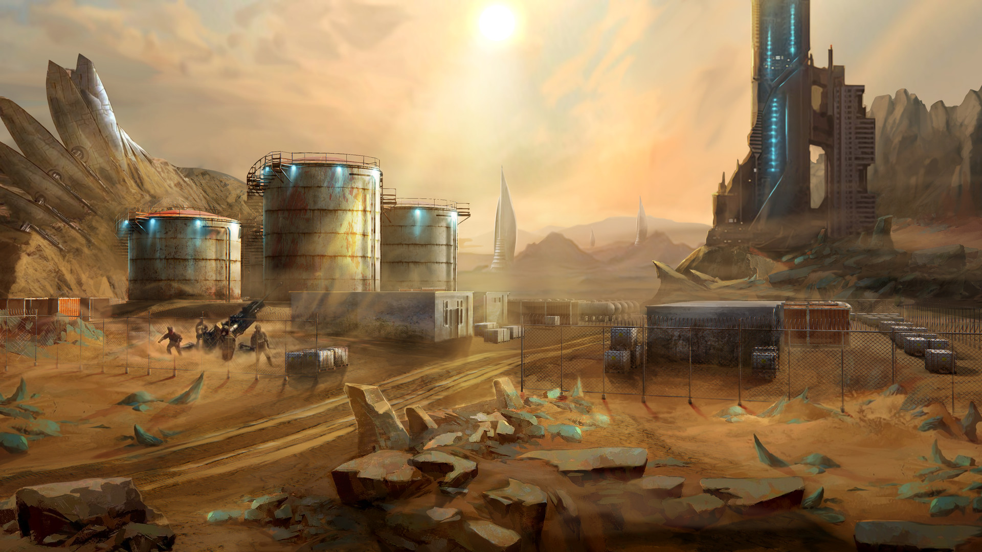 ArtStation - Military base