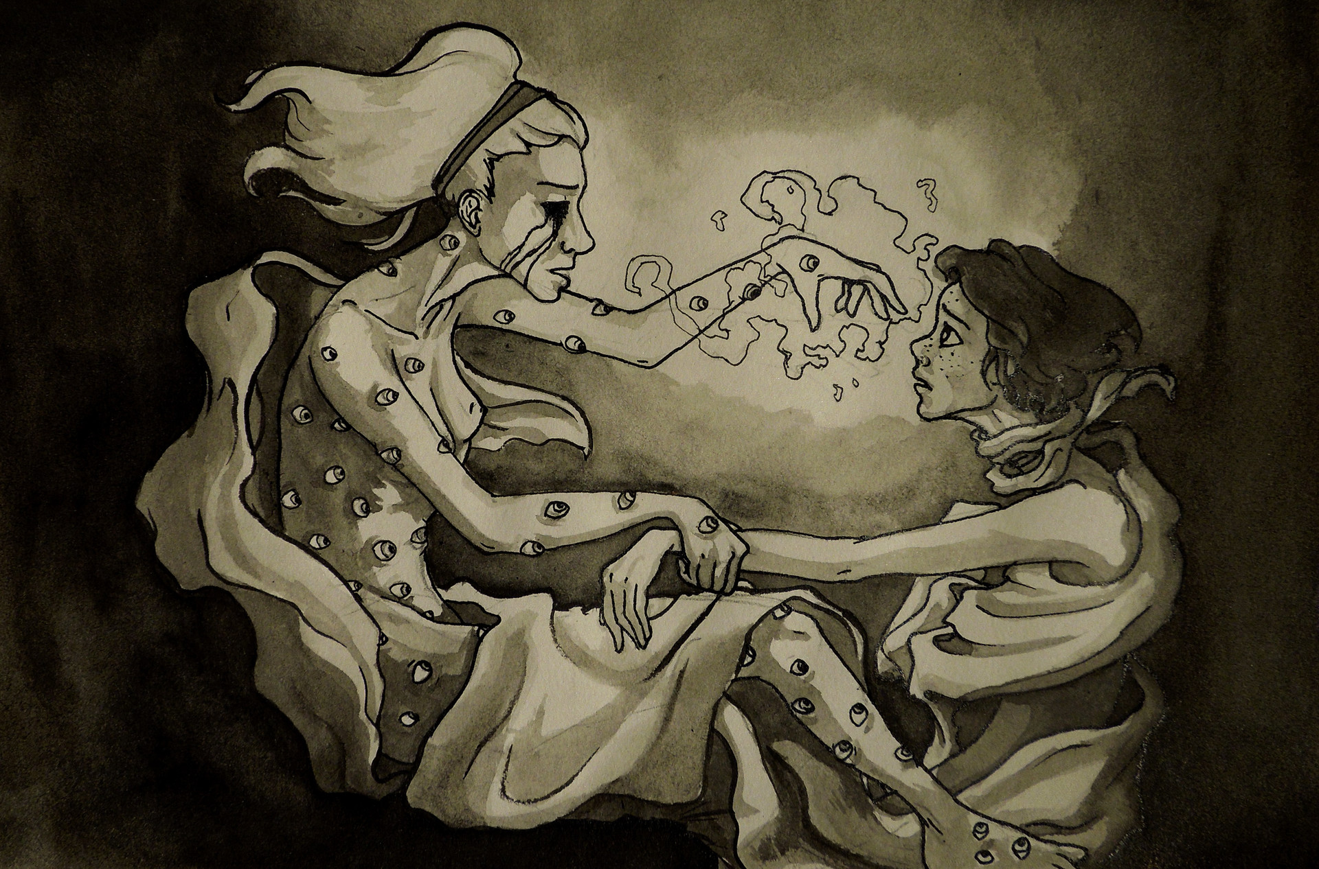 ArtStation - Inktober 2018 - Day 4 - Spell