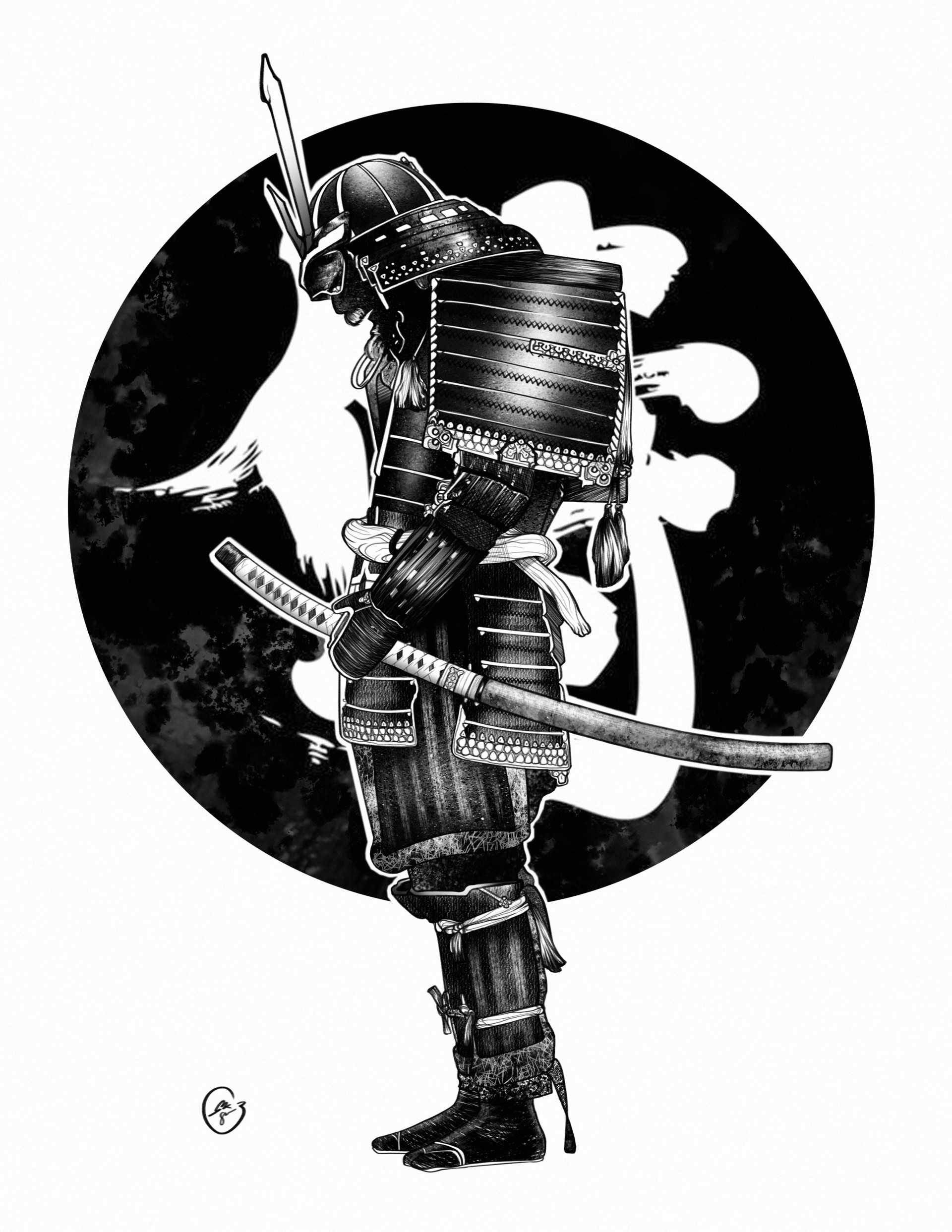 ArtStation - Bushido (Inktober 2018)