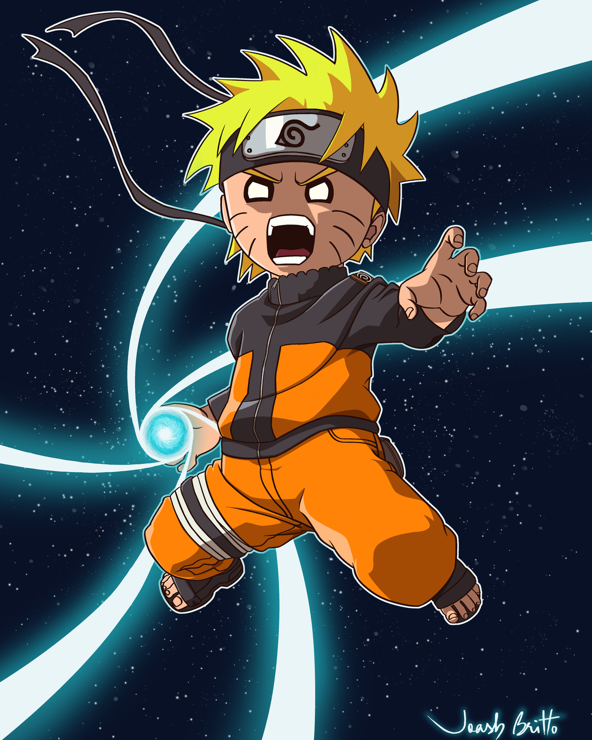 Chibi Naruto Rasengan