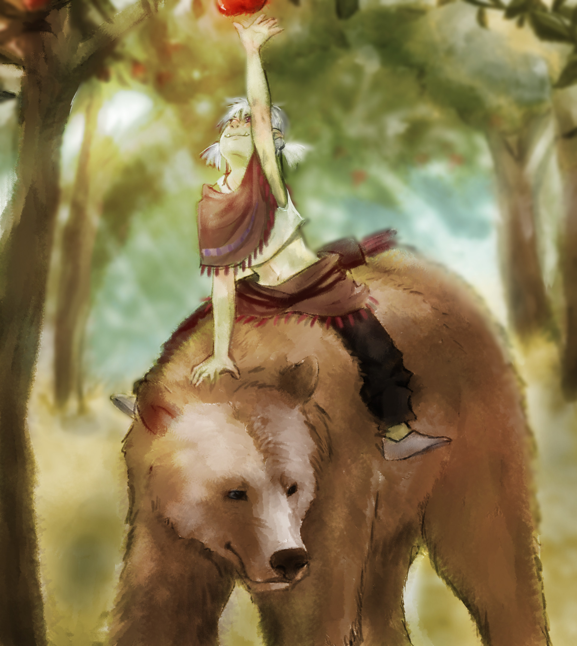 Laura Lückemeyer - Paintings - Adventures of Mihki and Pabu