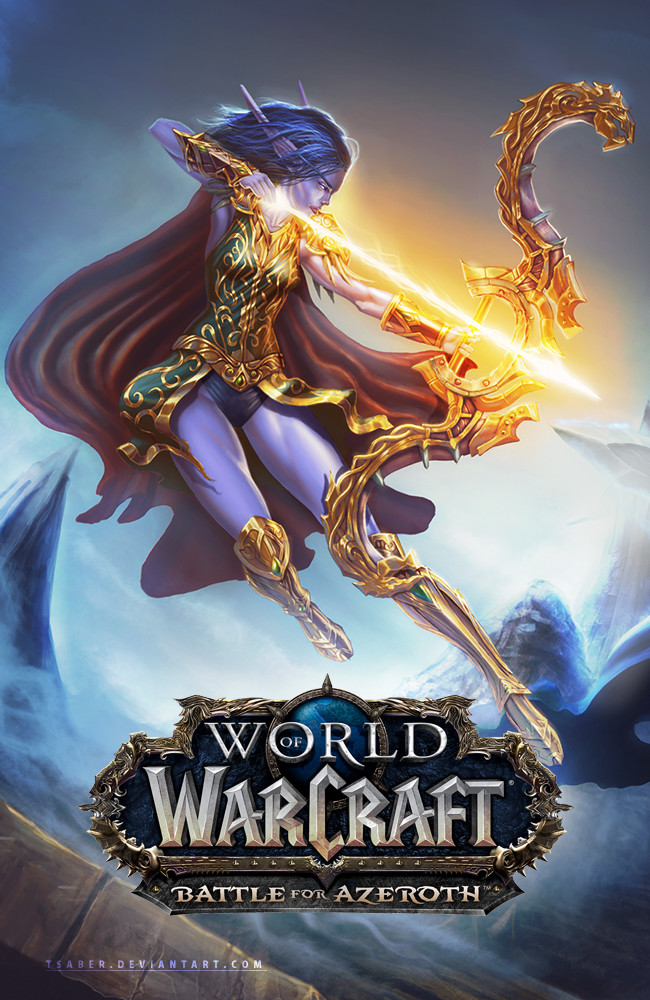 Taregh Saber - WOW - Night Elf Archer VS Undead Warrior