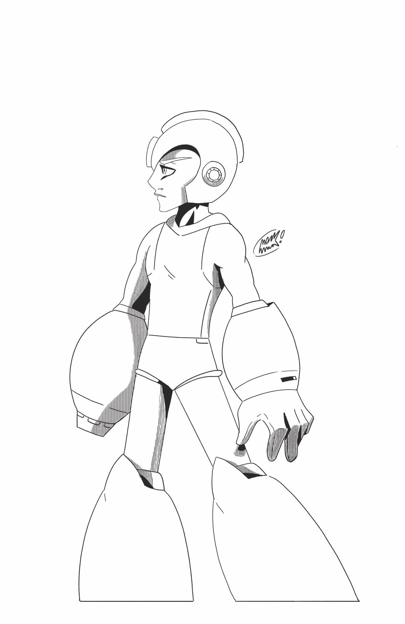 mega man 11 coloring pages