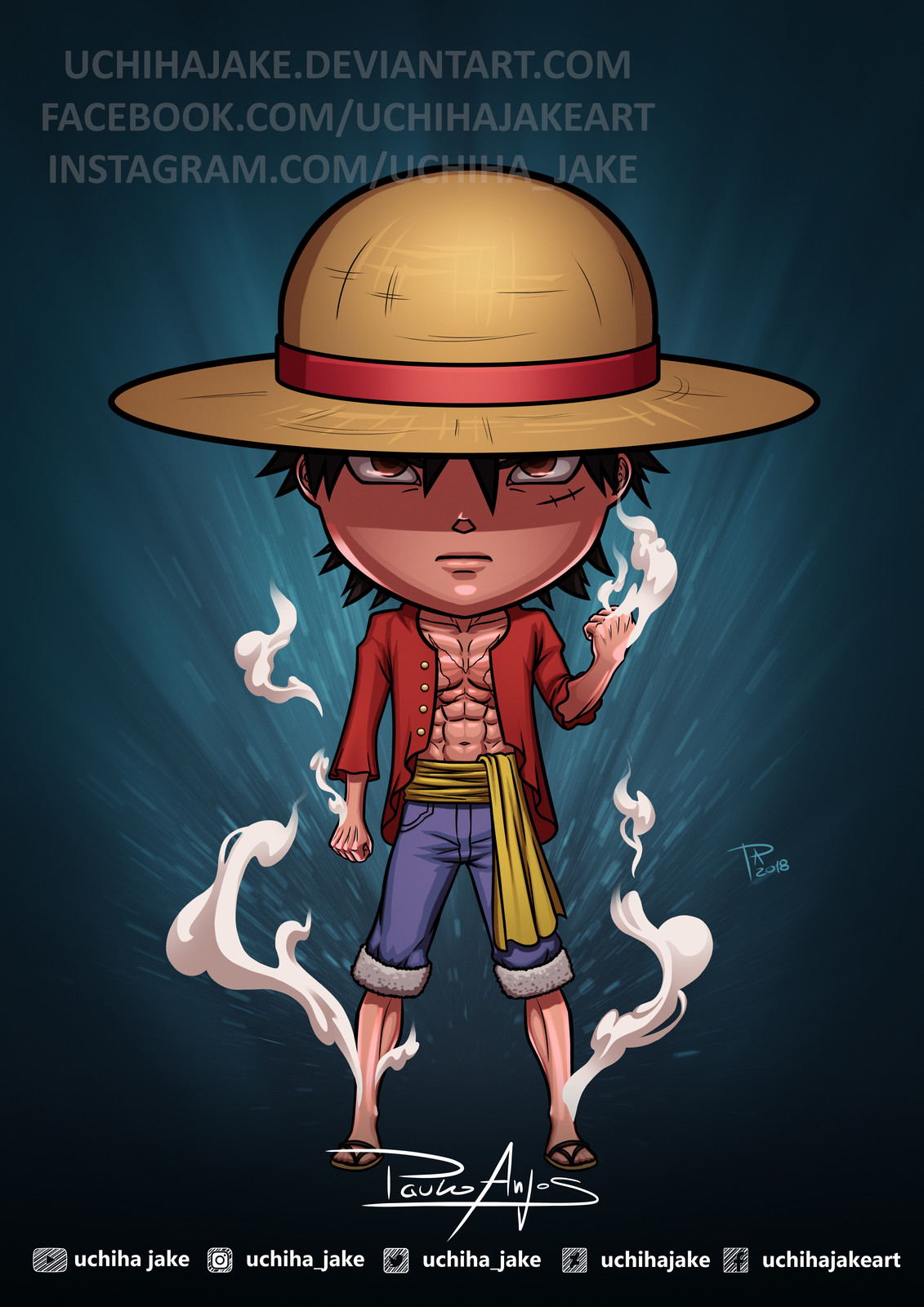luffy chibi hd