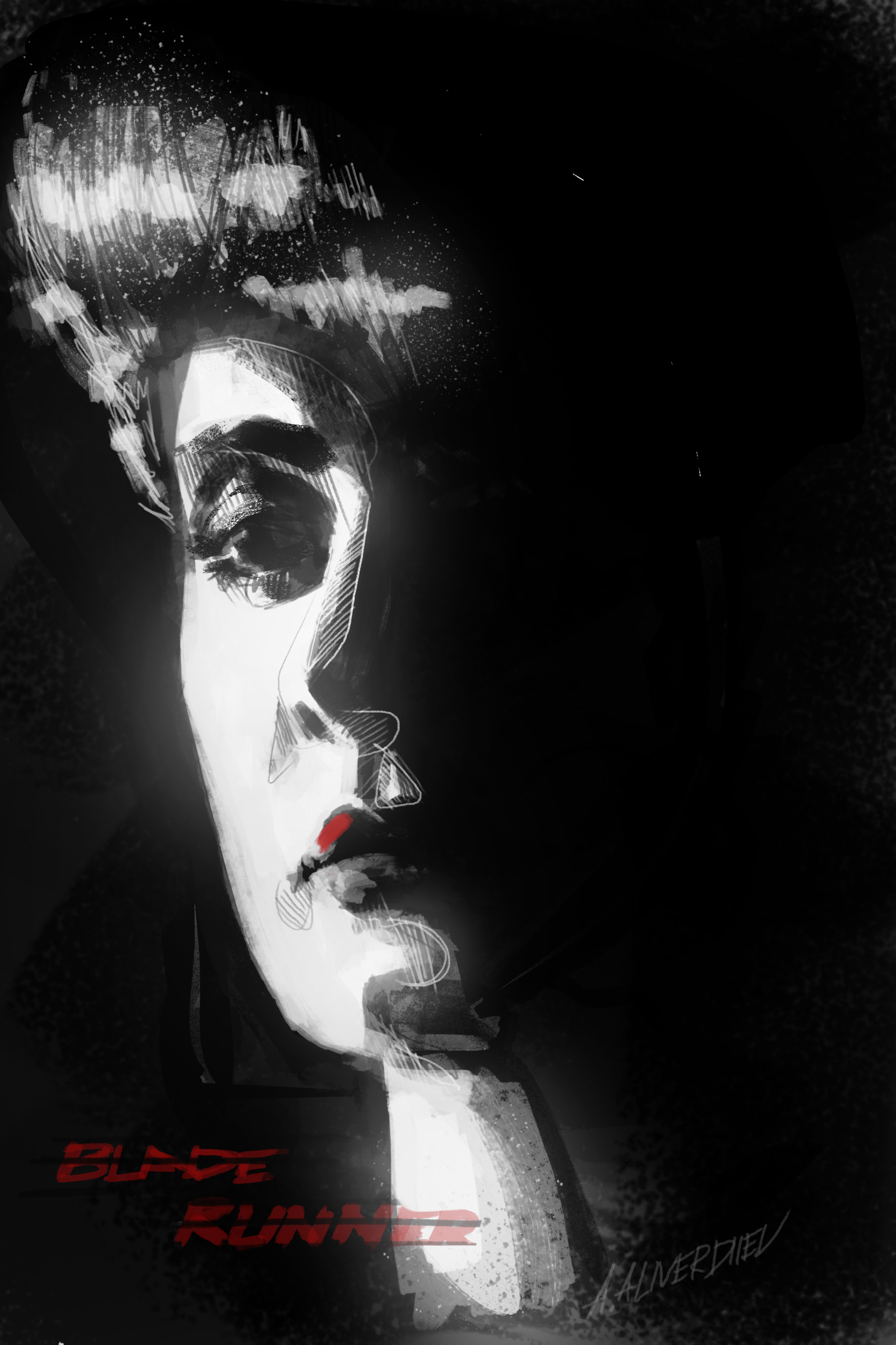 ArtStation - Blade Runner. Portrait of Rachel