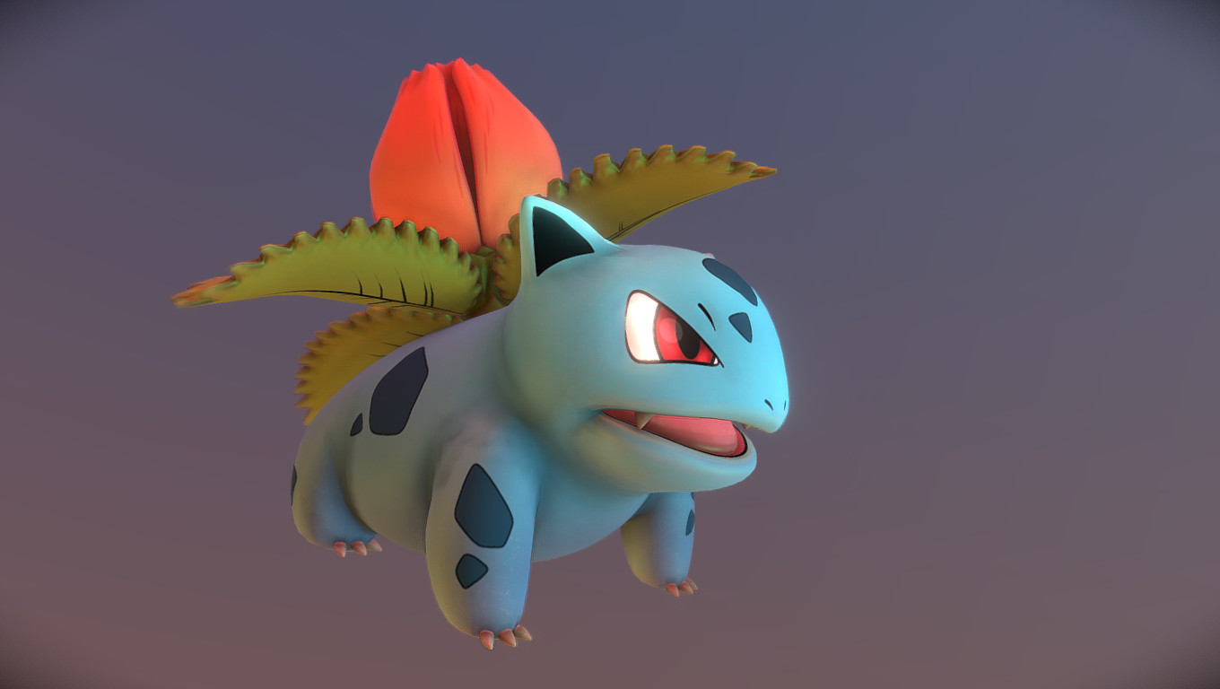 ArtStation - ivysaur - pokemon