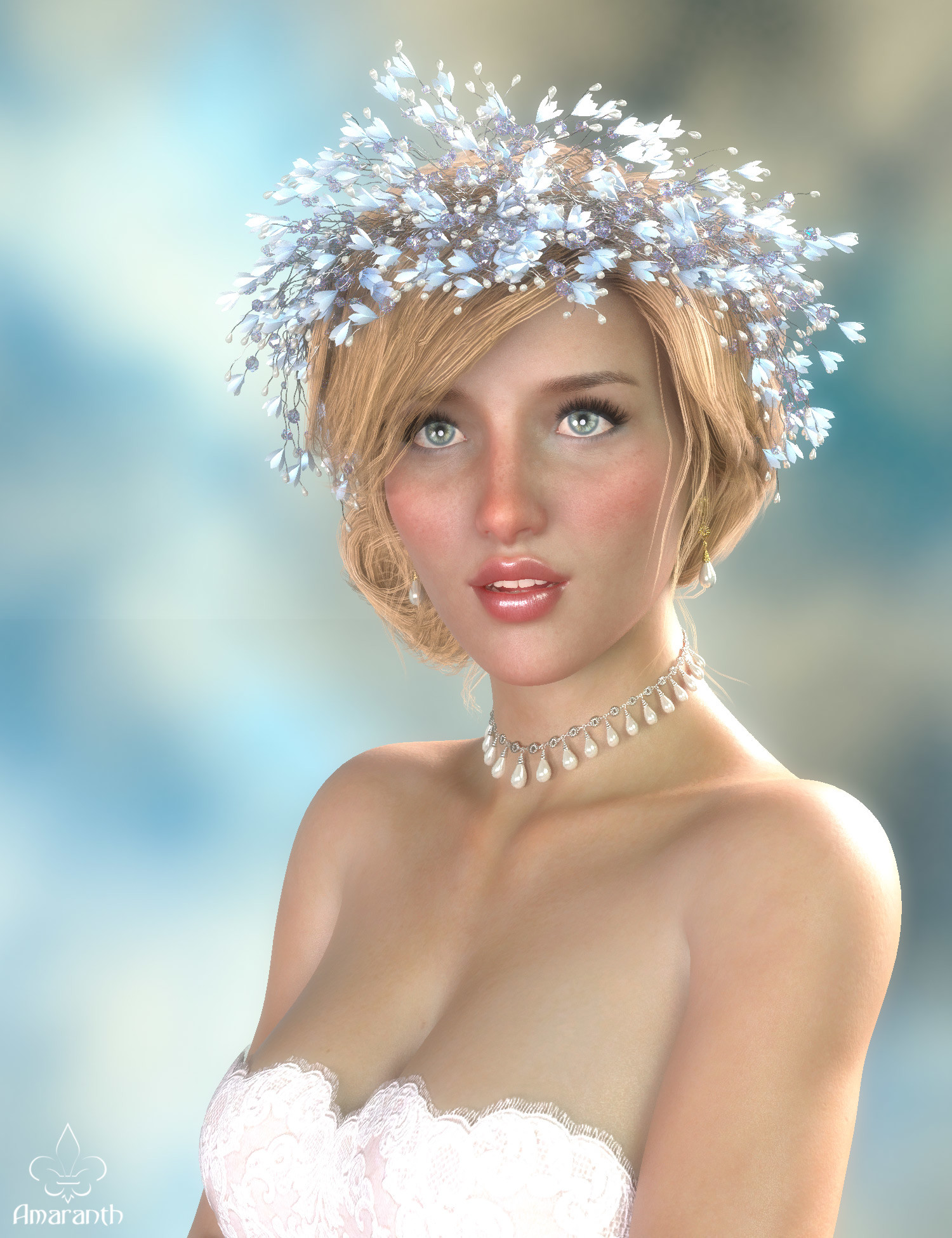 ArtStation - Blushing bride to be ...?