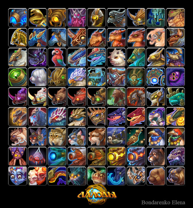 ArtStation - Icons Allods Online