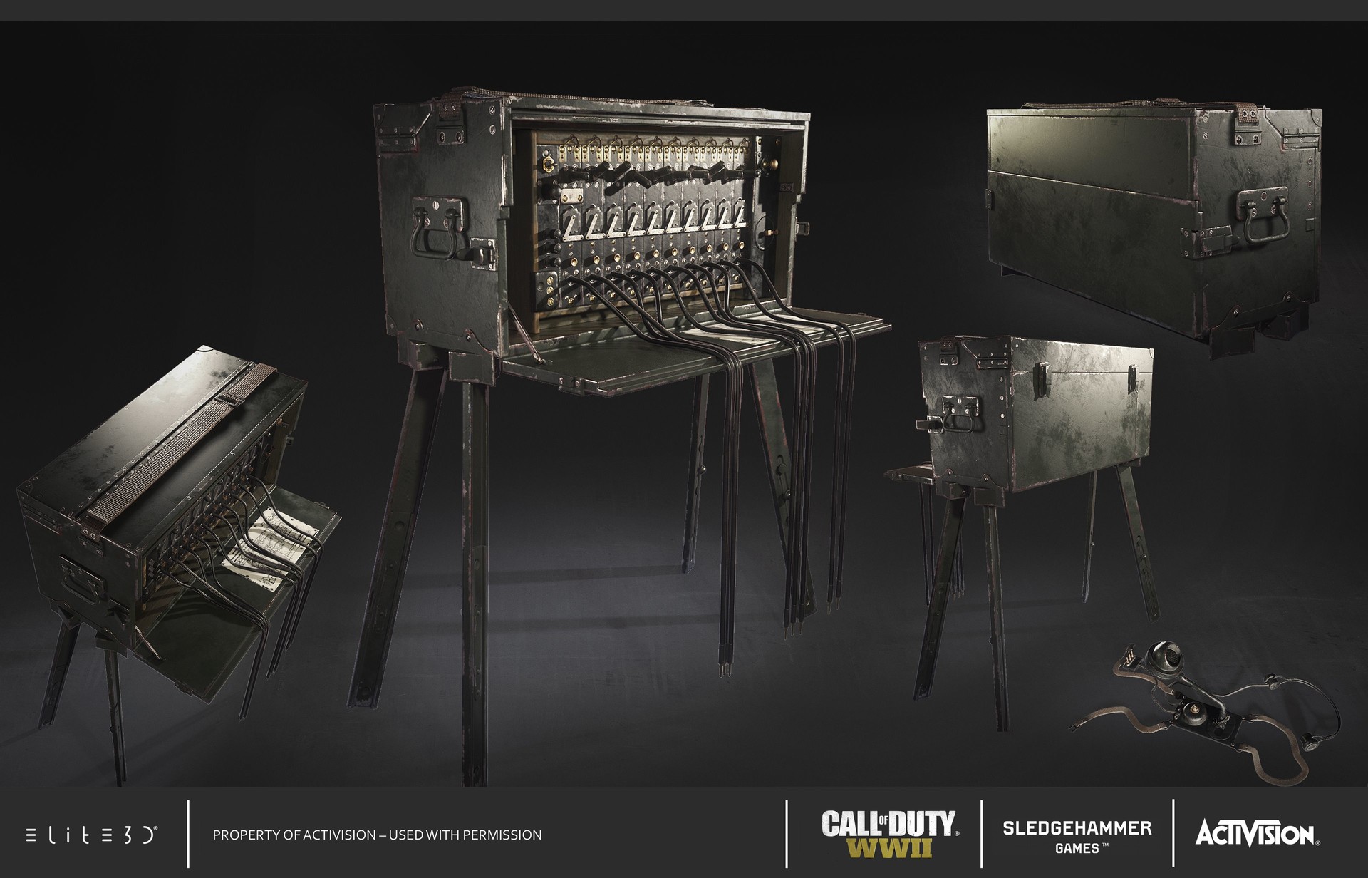 elite3d studio - Call of Duty: World War II Props