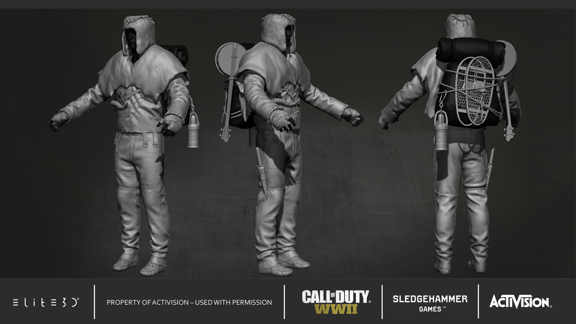 elite3d studio - Call of Duty: World War II Zombie Mode Characters